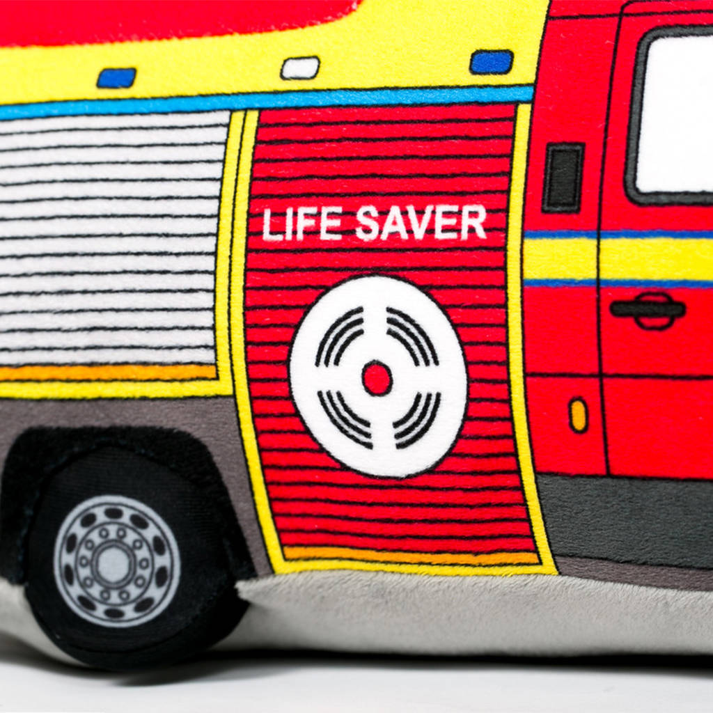 British Fire Engine Soft Toy By The London Toy Company ...