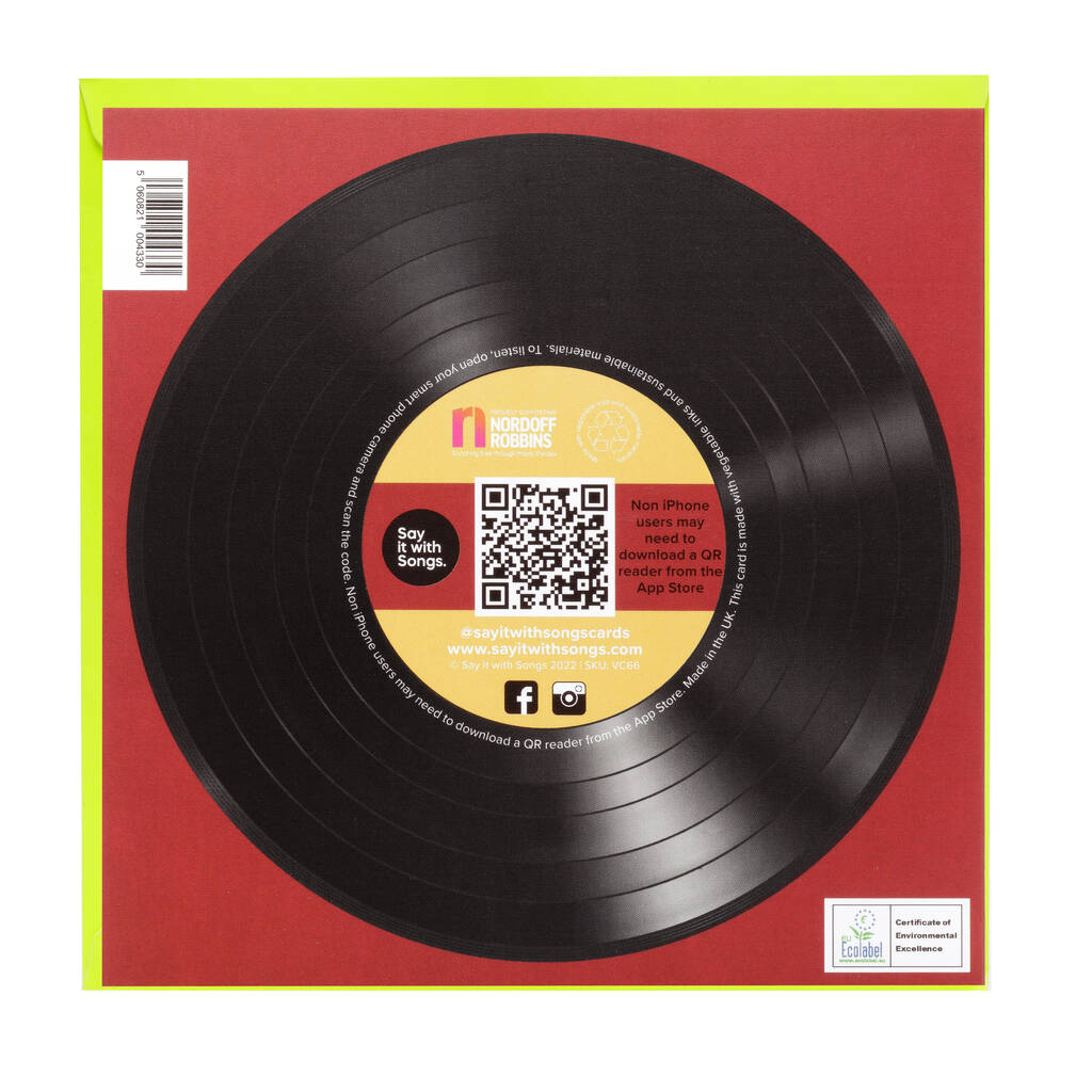 'You Got The Love' By Candi Staton Vinyl Card By Say it with Songs