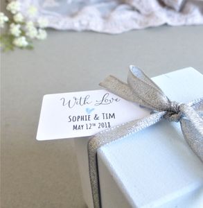 Personalised Couples Wedding Favour Tags By EdgeInspired ...