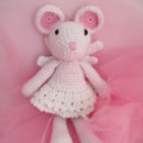 Hand Crochet Angel Mouse By Attic | notonthehighstreet.com