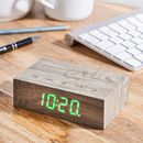 flip click clock ash by gingko | notonthehighstreet.com
