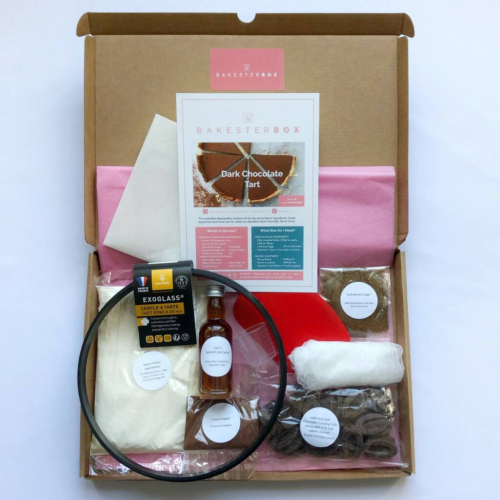 Bake At Home Valrhona Chocolate Tart Kit By Bakester Box ...
