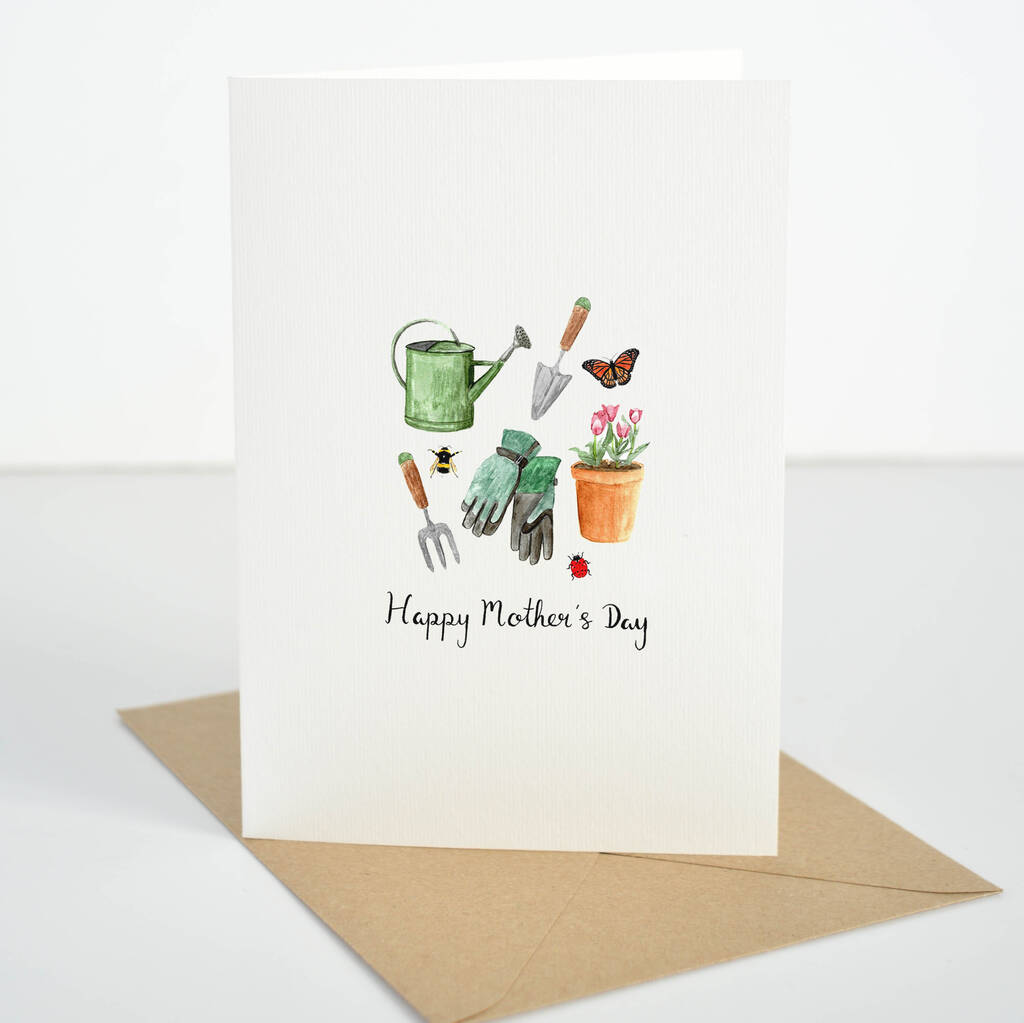 Gardening Mother's Day Card By High Tide Illustrations