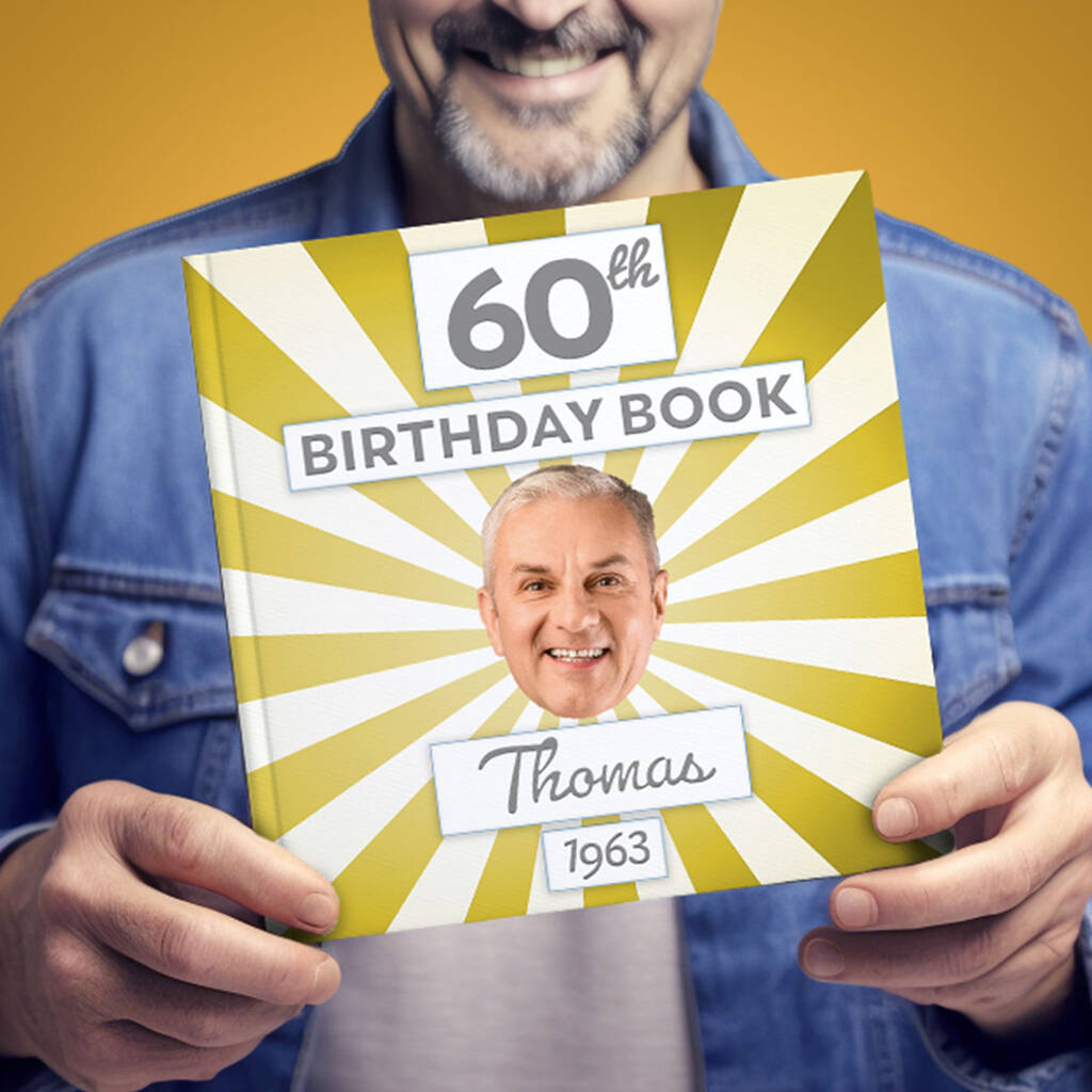Personalised 60th Birthday Gift Book 'My Birthday Book' By Be In The Book
