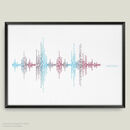 West Ham Football Song Soundwave Typography Print By Dinkit ...