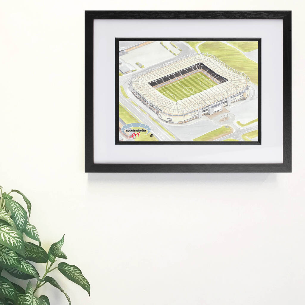 Derby County Fc Pride Park Stadium Art Print By Sports Stadia Art