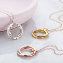Personalised Interlinking Names Necklace By Posh Totty Designs ...