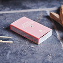 Personalised Floral Patterned Matchbox And Matches By Oakdene Designs ...