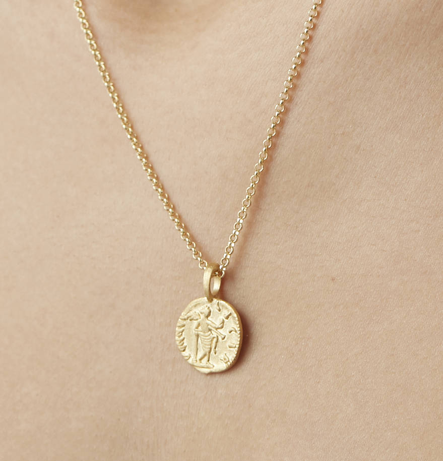 venus roman coin necklace goddess of love by muru talisman ...