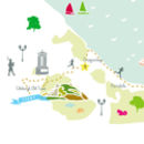 Edinburgh Marathon Route Map Personalised Print By Holly Francesca ...