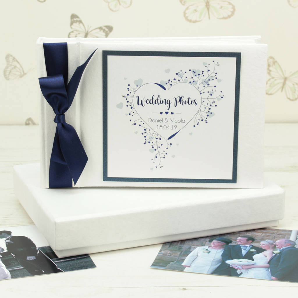 personalised ella wedding photo album by dreams to reality design ltd ...