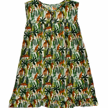 Lazy Leopard Cotton Nightie By Fox In A Box | notonthehighstreet.com