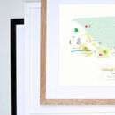 Edinburgh Marathon Route Map Personalised Print By Holly Francesca ...