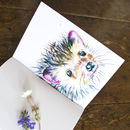 Inky Hedgehog Notebook By Kate Moby | notonthehighstreet.com
