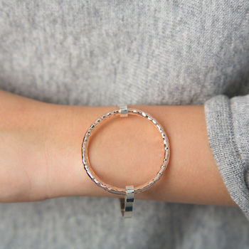 Circle Bangle By Lovethelinks | notonthehighstreet.com