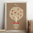 Ruby Anniversary Gift ‘Personalised Family Tree Print’ By The Typecast ...