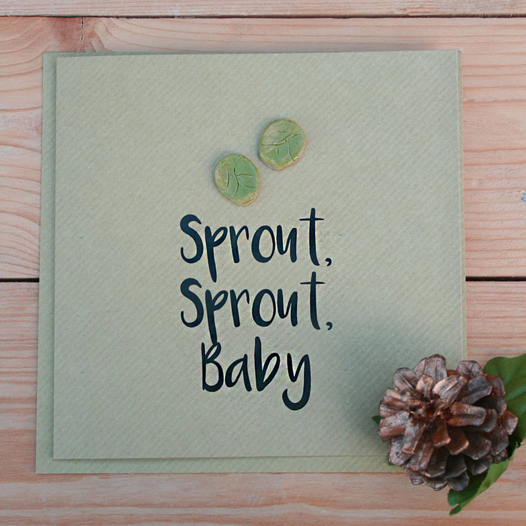 Handmade Sprout Christmas Cards By Juliet Reeves Designs ...