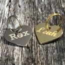 Small Heart Dog Tag By Broughton & Co | notonthehighstreet.com