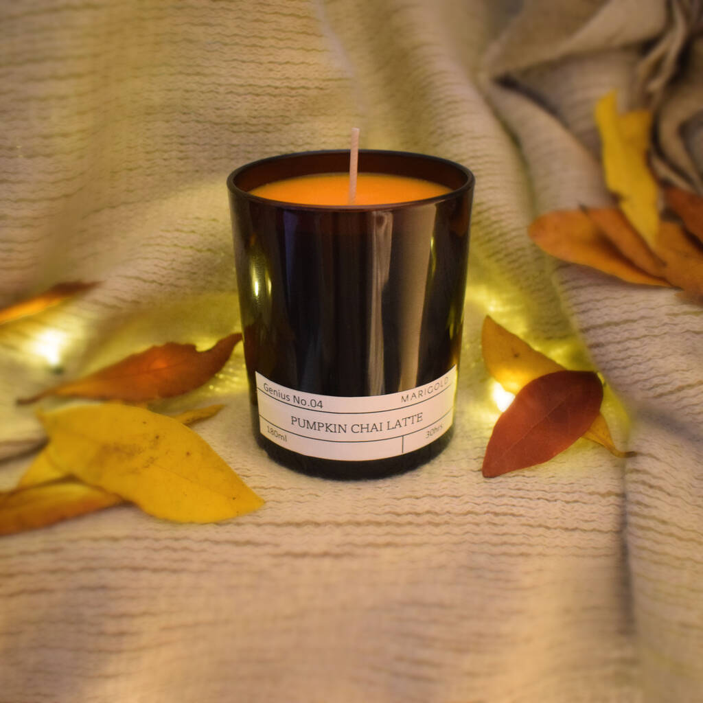 Pumpkin Chai Latte Candle By Marigold Charms | notonthehighstreet.com