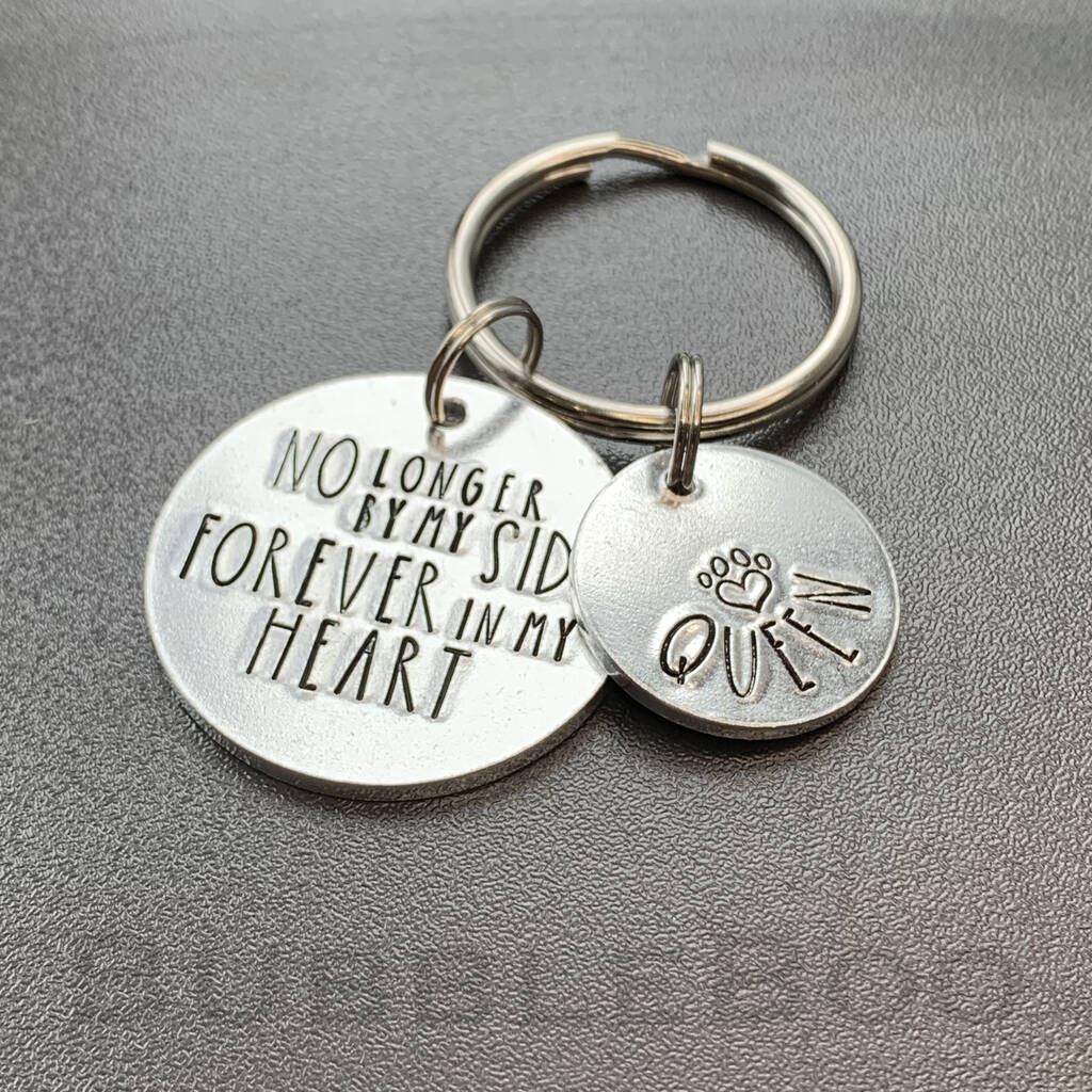 Additional Name Tag For Pet Memorial Key Ring For Roni By BubbleBoo ...