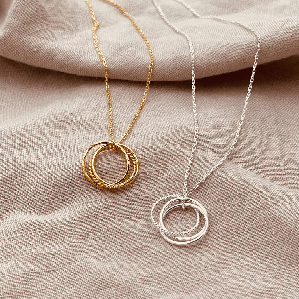 Sterling Silver Russian Ring Necklace By EVY Designs