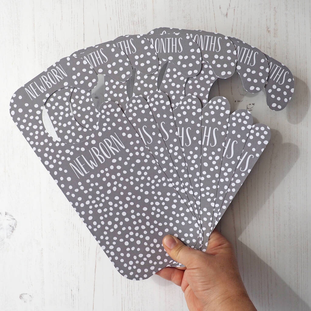 Children's Wardrobe Clothing Dividers | Grey By Eleanor Mary Designs ...