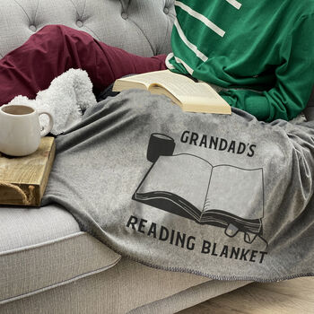 Personalised Reading Blanket By Solesmith | notonthehighstreet.com