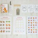 Personalised Woodland Activity Bundle By Little Tweet Stationery ...