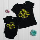 personalised sibling set. retro brother sister set by lovetree design ...