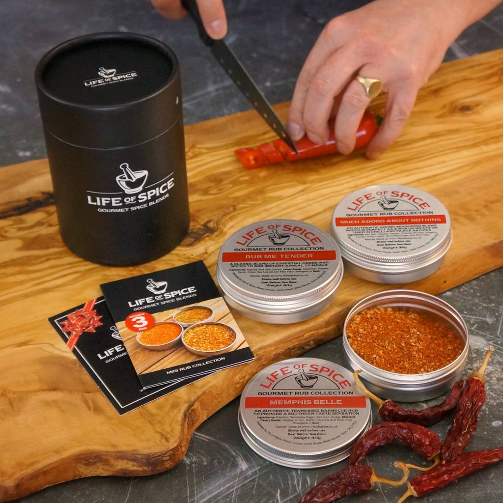 mini barbecue rubs gift collection by life of spice ...
