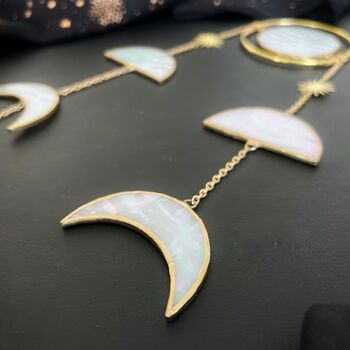 Glass Moon Phases Celestial Decoration By MMC Glass ...