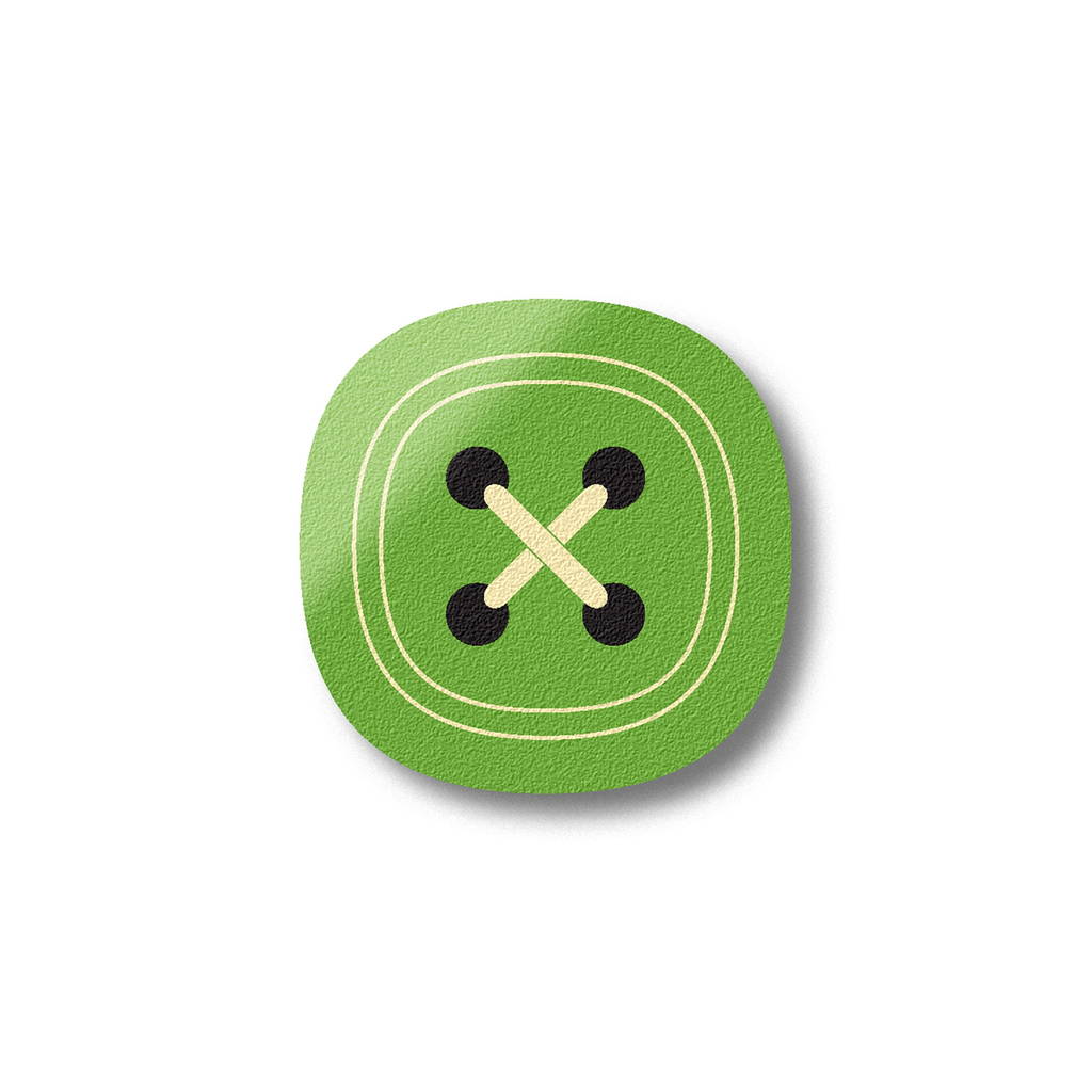 button fridge magnet by beyond the fridge | notonthehighstreet.com