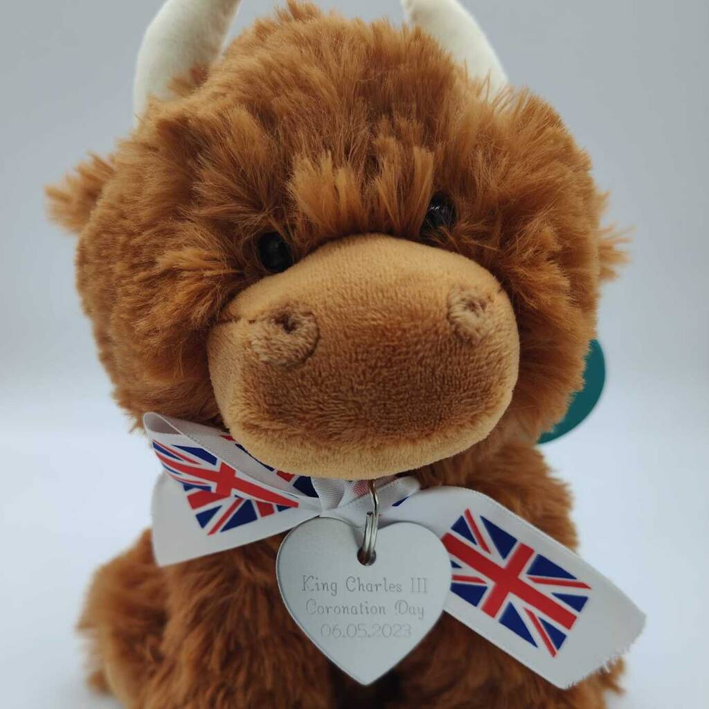 Highland Cow Kings Coronation Special Edition By Jomanda Soft Toys ...