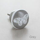 Butterfly Ceramic Door Knobs Cupboard Drawer Handles By G Decor ...