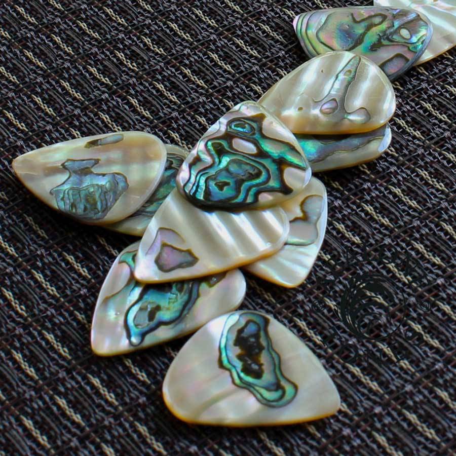 Abalone Tones Guitar Plectrums In A Gift Tin By Timber Tones ...