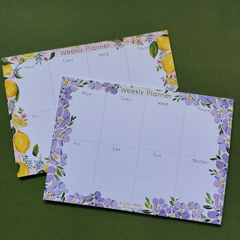 Lemon Weekly Planner By Ellie Mae Designs | notonthehighstreet.com