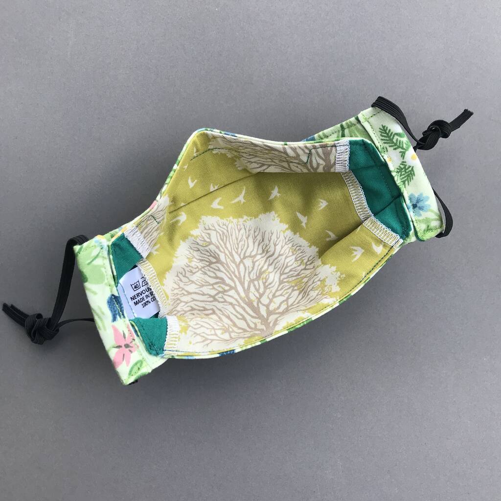 Vintage Floral Fabrics Washable Reusable Face Mask By Nervous Stitch ...