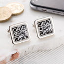 Personalised Qr Code Cufflinks By Posh Totty Designs Creates ...