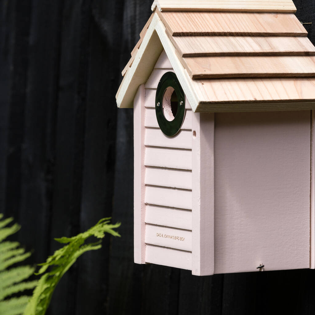 Personalised Memorial Garden Bird Nest Box By Twenty-Seven