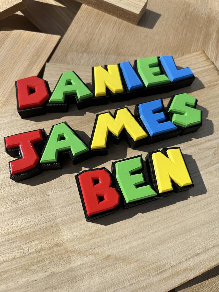 Super Brothers Style Letters By Made Happy