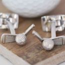 personalised golf ball cufflinks by me and my sport ...
