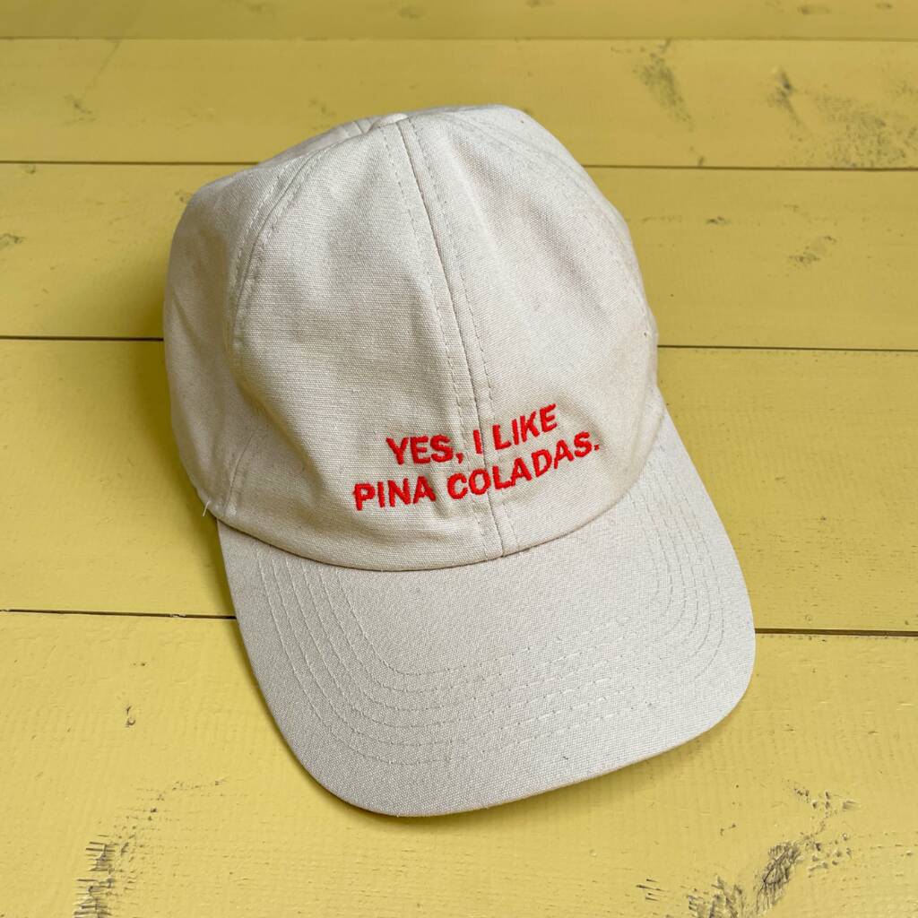 Personalised Word Or Slogan Cap By Rock On Ruby | notonthehighstreet.com