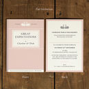 classic book wedding invitation by feel good wedding invitations ...