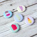 Cute Strawberry Split Ice Lolly Card Retro Ice Cream By Bird House ...