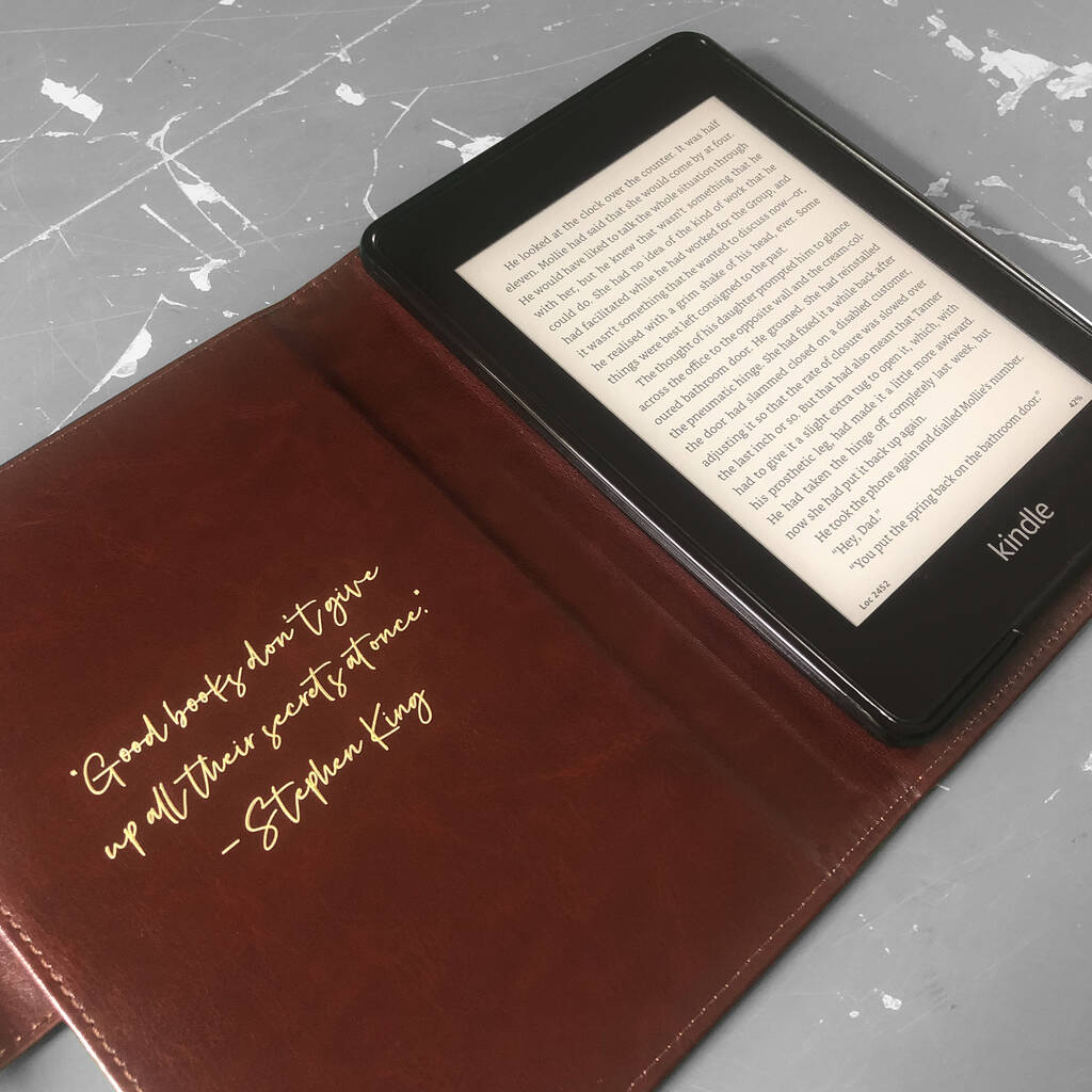 Luxury Personalised Kindle Case By Klever Case | notonthehighstreet.com