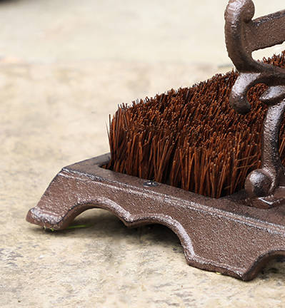 Gardener's Cast Iron Boot Scraper With Brush By Dibor ...