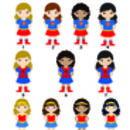 Girls Superhero Birthday Card By Lisa Marie Designs ...