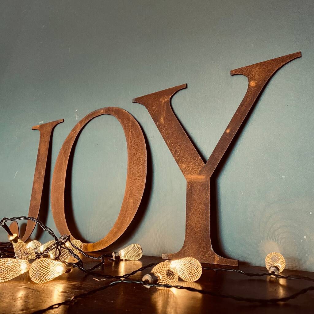 Personalised Rusty Lettering Letters Home Garden Signs By RW NORFOLK ...