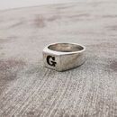 Personalised Initial Silver Signet Ring By Scarlett Off The Map ...