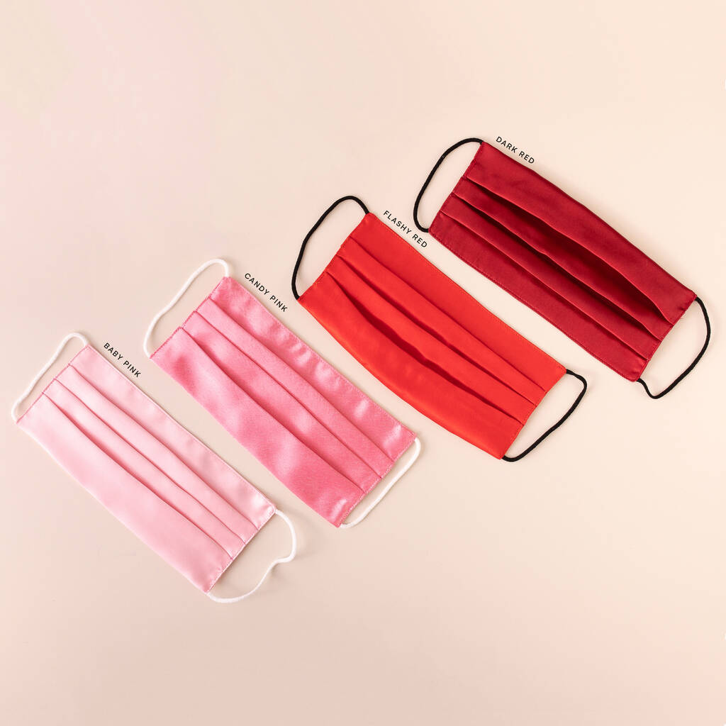 Silk Satin Face Mask Ultra Soft By Linea Masks | notonthehighstreet.com